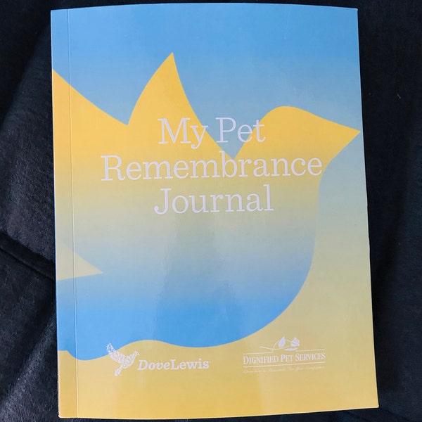 Guided Pet Remembrance Journal - Etsy
