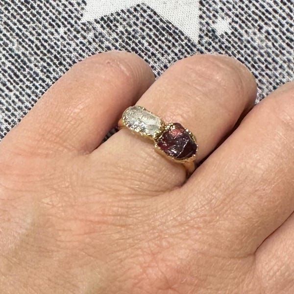 Birthstone Ring Gift for Mothers Day Gift Push Present Jewelry Gift for ...