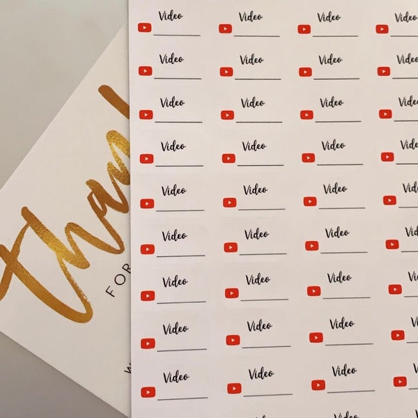 Youtube Video Stickers - S027 • New Video Reminder Stickers • Vlog ...