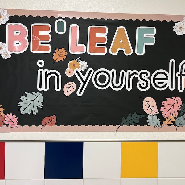 Fall Classroom Bulletin Board Decor: Leaf Theme (PDF) - Etsy