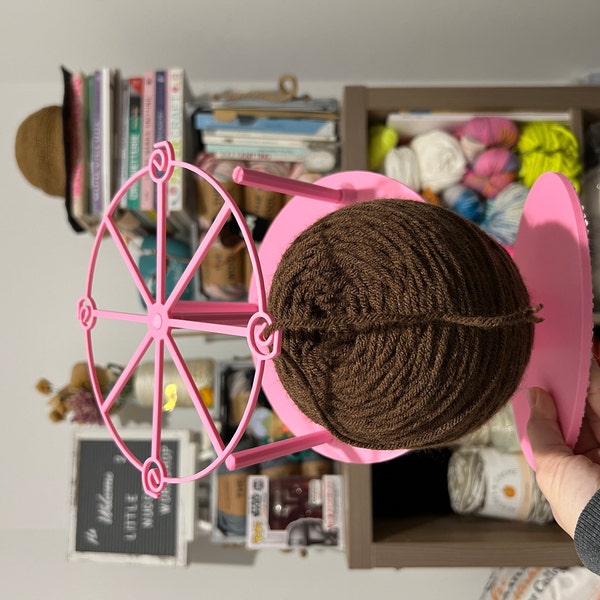 The Colorwork Wheel V2.0 by Maeli Designs - 3D Printed Yarn Untwisting ...