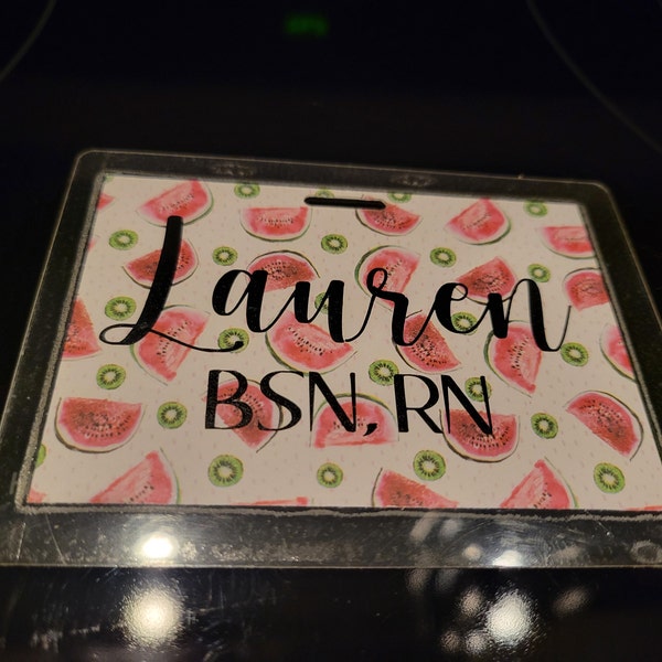 Badge Backer Name Tag for Badge Reel - Etsy