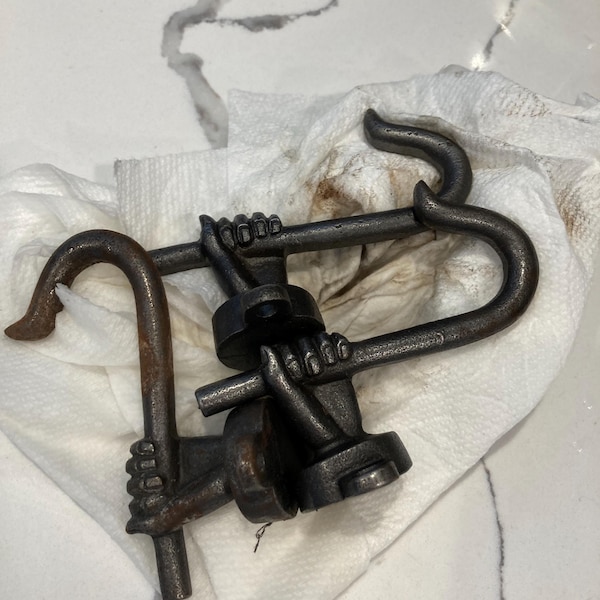 HAND FORGED Iron Blacksmith Sign Board Hanging Bracket Shop Sign House ...