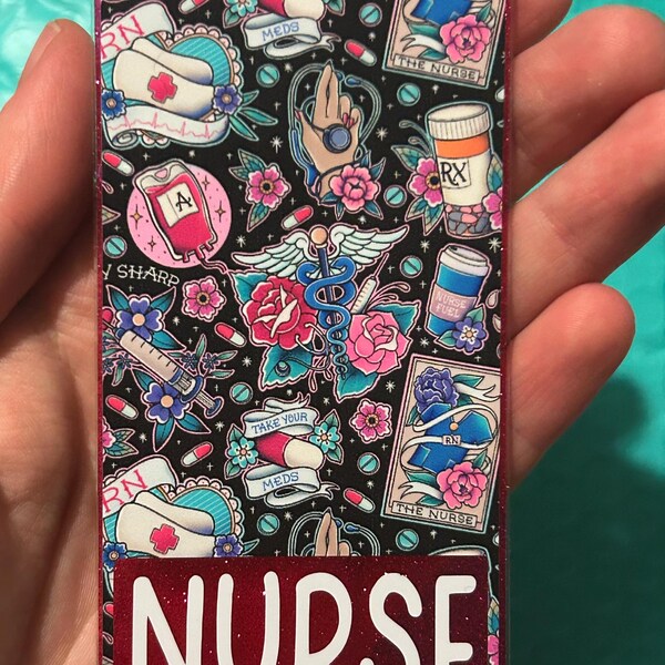 Lab Badge Buddy, Blood Splatter Badge Buddy, Customizable Acrylic ...