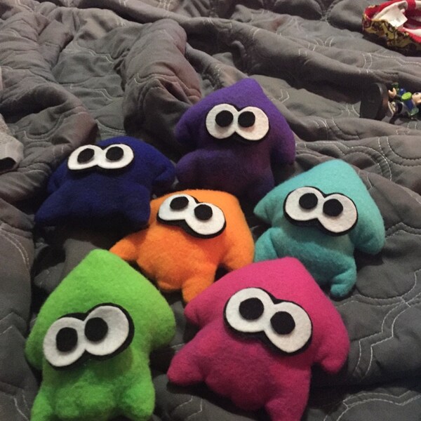 Splatoon Squid Plushy - Etsy