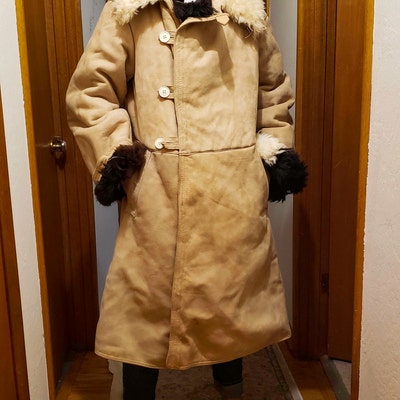 Soviet Military Fur Coat Natural Sheepskin Officers North USSR - Etsy