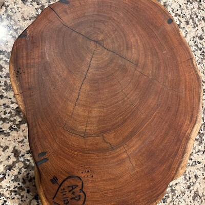 Stump Chopping Block or Wedding Cake Stand Combo 4 Thick Butcher Block ...