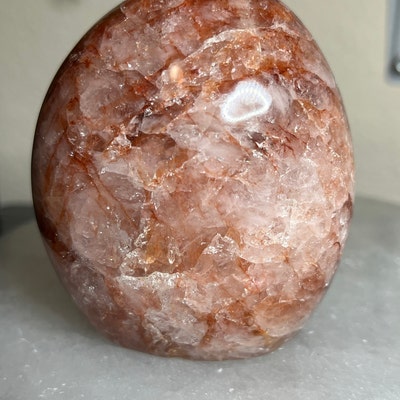 Snow Agate Tower, White Agate Obelisk, Agate Worry Stone, Minimalist ...
