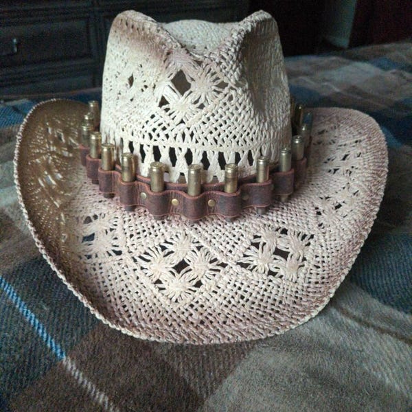 Beautiful Genuine Spotted Cowhide Hat Hanger -- Cowboy Western Fedora ...