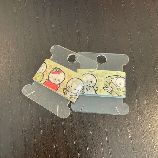 Rectangular Clear Acrylic Thread Drops - Etsy