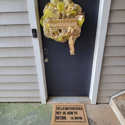 Lil Wayne Doormat, Welcome Mat Lil Wayne, Funny Doormat, Hello ...