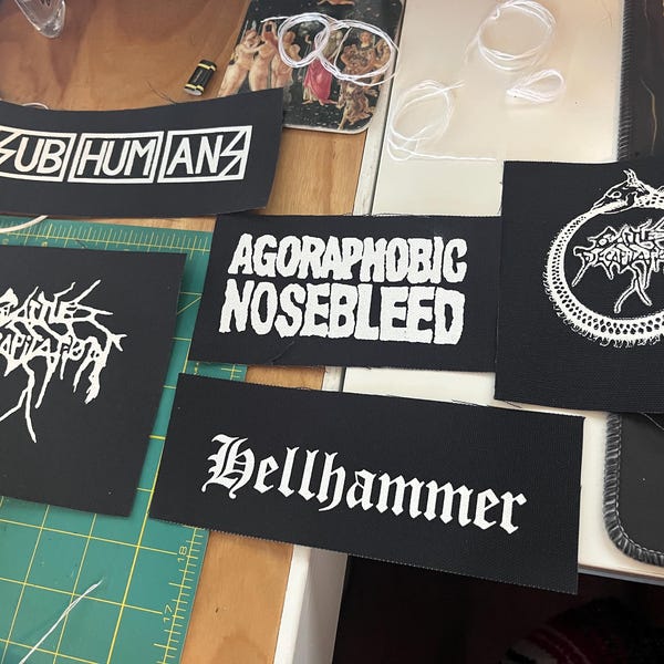 S - Punk Patches - Grindcore, Thrash, Crust, Anarcho, Metal, Vegan, D ...