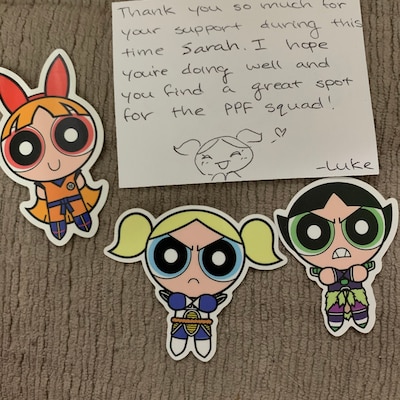 DBZ Saiyan Powerpuff Girls Sticker Vinyl - Etsy UK