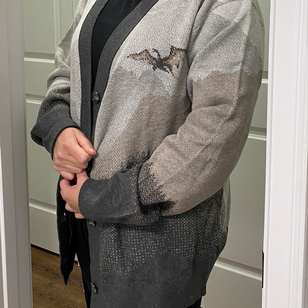 Licensed the Vale Dragons Button-up Knitted Cardigan | Fourth Wing ...