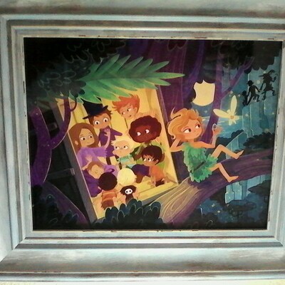 Peter Pan Lost Boys Treehouse 8x10 Art Print - Etsy
