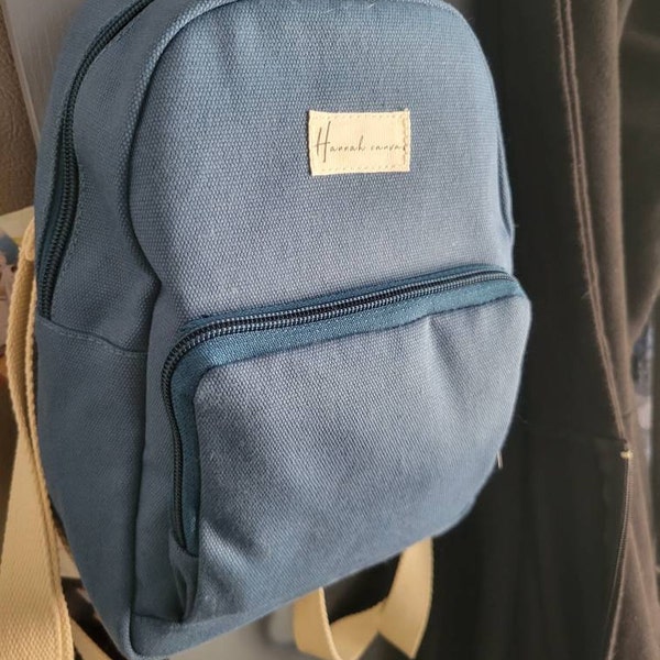 Vanie Canvas Backpack | Mini Backpack for Women | Backpack Purse ...