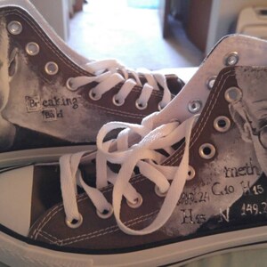 Breaking Bad Custom Hand Painted Converse Shoes,hand Painted Shoes ...