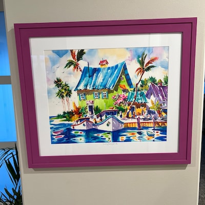 Flamingo Decor, Flamingo Art Print, Flamingo Gift, Flamingo Watercolor ...