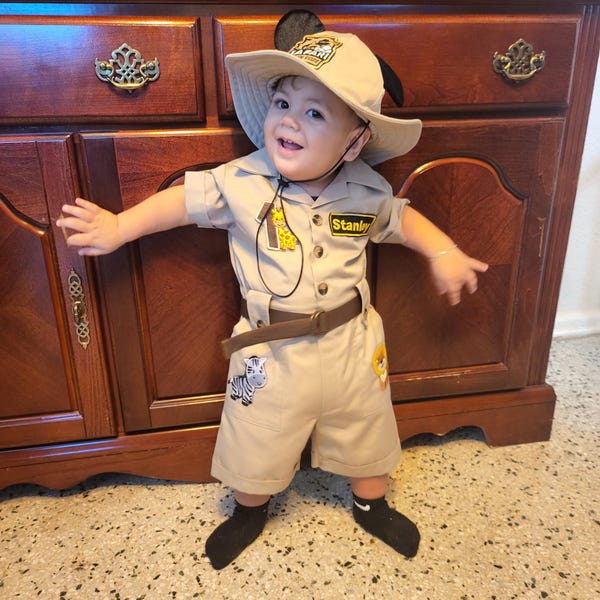 Personalized Safari Outfit for Baby & Toddler - Wild One Birthday ...