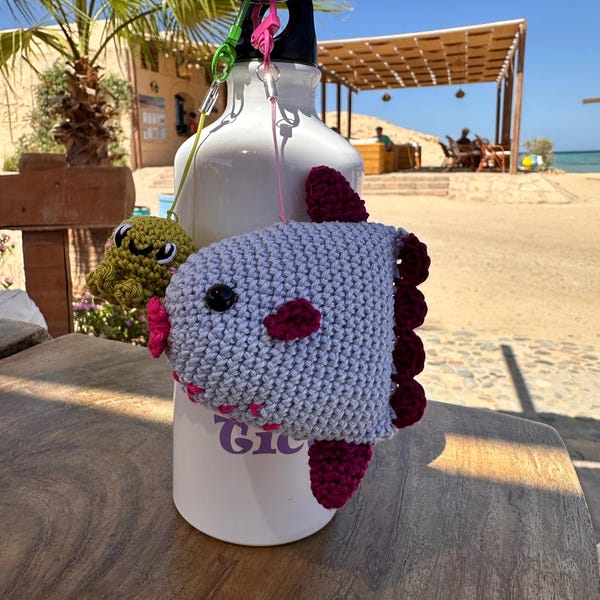 Crochet Fish Pattern, Sunfish, Mola Mola Amigurumi Pattern, Summer Fish ...