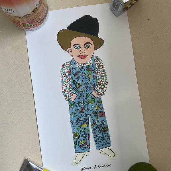 Howard Finster’s Autographed “man of Vision Books - Etsy