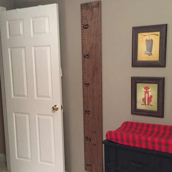Height Marker for Growth Chart Ruler - Vinyl Decal Arrow With Years ...