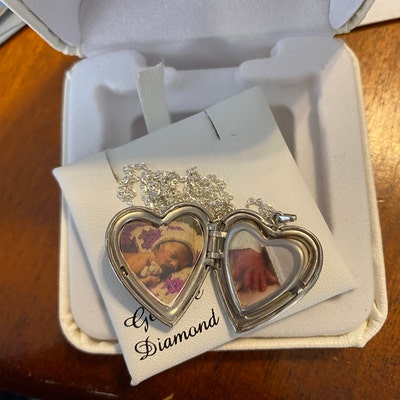 Heart Locket Prints,photo Resize for Locket,locket Photo Print Heart ...