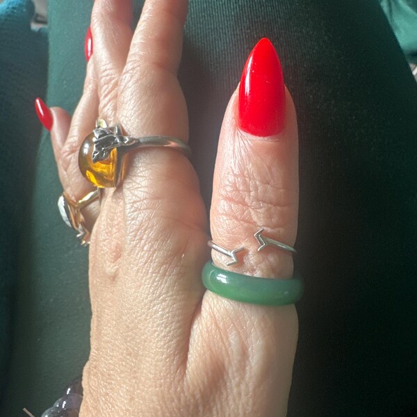 925 Silver Handmade Baby Slug Ring, Slug Jewelry,insect Ring Silver ...