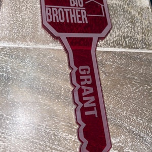 Personalized Big Brother Keys LARGE - Etsy