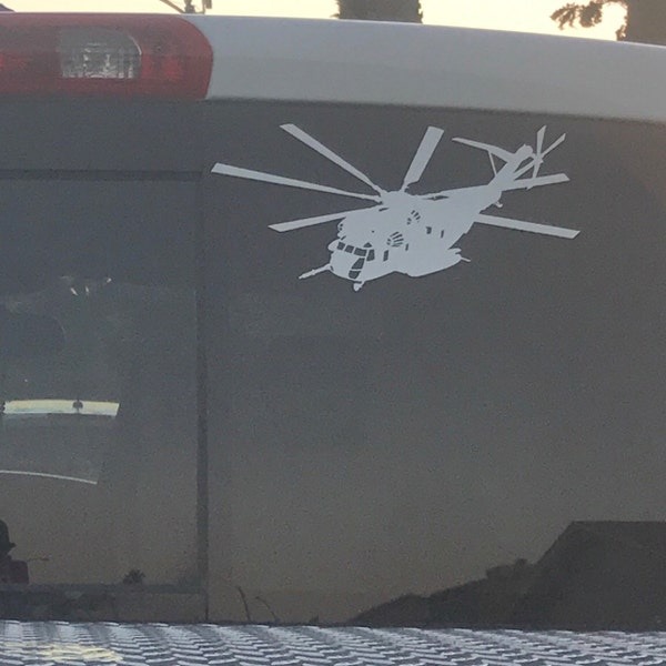 CH-53E Decal [angle 1] CH53E, Super Stallion, Vinyl Decal Sticker, H-53 ...