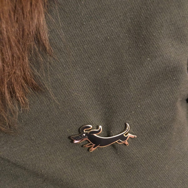 Dachshund - Dog Enamel Pin - Etsy