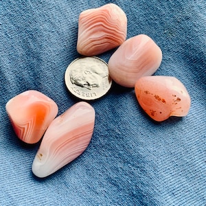 Peach Quartz Tumbled Polished Natural Stones SMALL Size Gift - Etsy