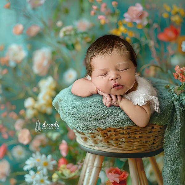 Flower Glade Photoshop Overlays, Flowering Field Photo Overlays ...