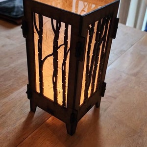 Tea Light Lantern, Flat-pack Kit traditional - Etsy