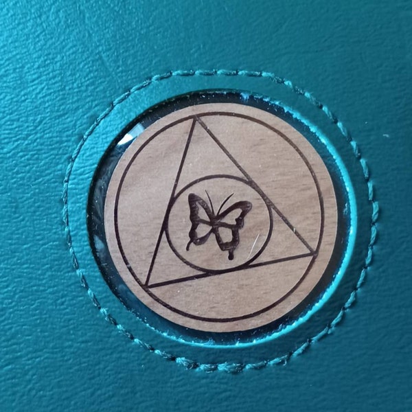 Al-anon Butterfly Token: Engraved Alder Wood Medallion - Etsy
