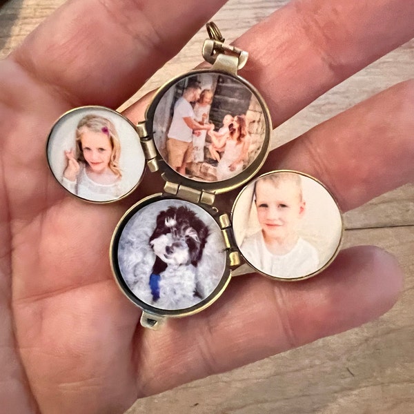 Family Locket,memorial Locket,personalized Photo Locket,photo Locket ...
