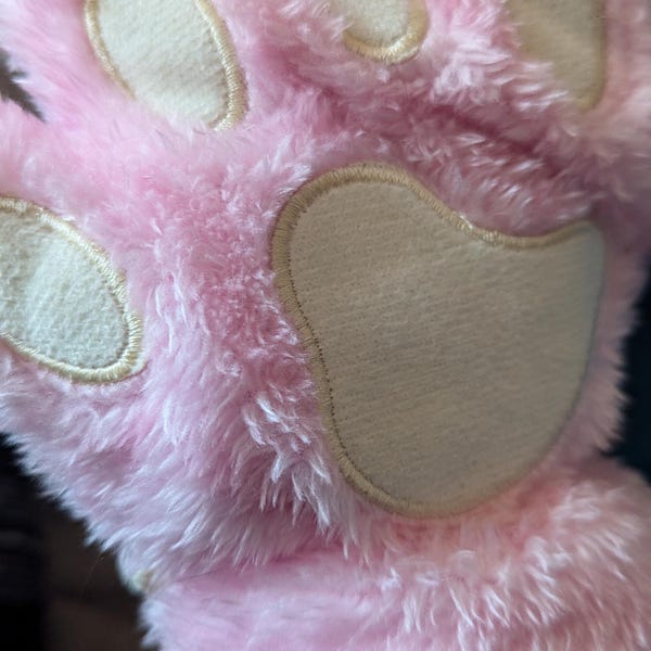 Black Paw Knee Pads Pole Dancing Knee Protection Paws for Pet Play and ...