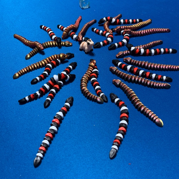 Snake | 3D Printed | Articulated Flexi Wiggle | ADHD Sensory Aid ...