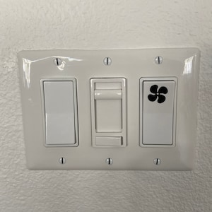 Light Switch Labels Sheet of Vinyl Decals for Your Home - Etsy