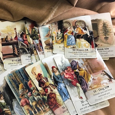 Fairy Tales Lenormand Oracle Deck. Vintage Art - Etsy