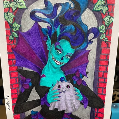 Mermaid Hug Grayscale Coloring Page ORIGINAL HAND DRAWN Mermay - Etsy