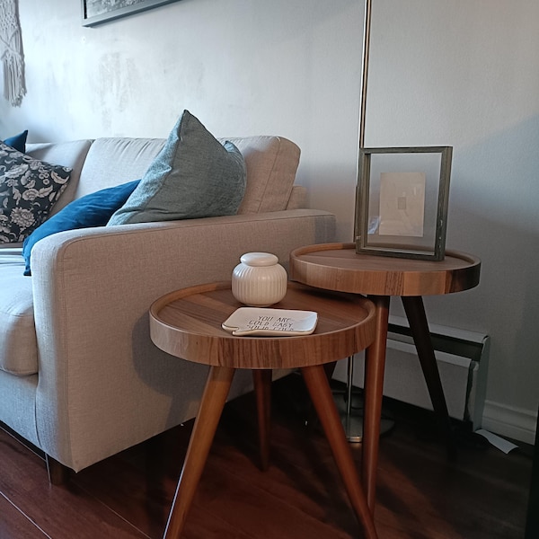 Live Edge Dining Table, Modern Wood Dining Table, Dining Table, Kitchen ...