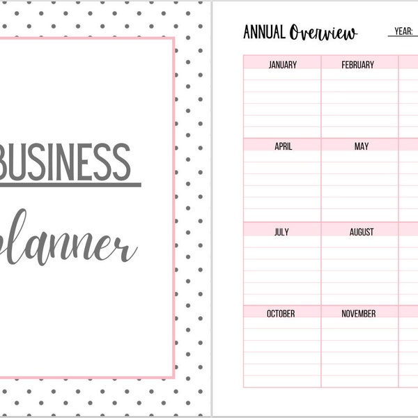 Small Business Planner Printable: A4 A5 Business Organizer (PDF) - Etsy