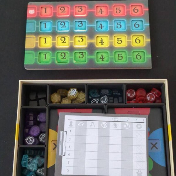 Calico Insert | Calico Board Game Organizer | Calico Storage Solution ...