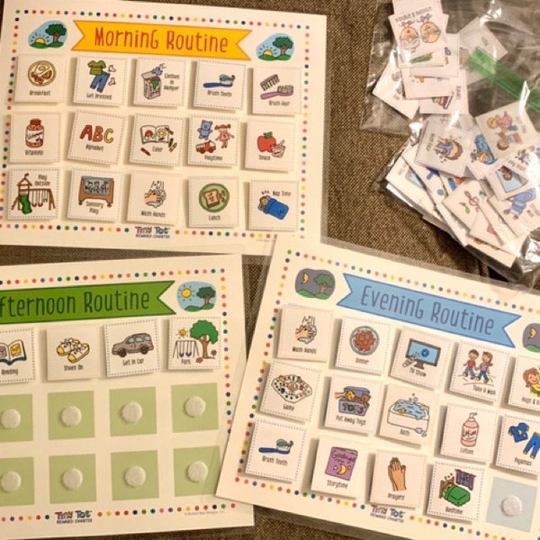 Daily Visual Schedule (120 Routine and Activity Cards), Includes Charts ...