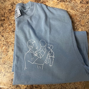 Custom Portrait Shirt, Comfort Colors Custom Portrait From Photo ...