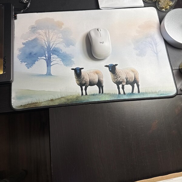 Mountain Desk Mat Mountain Desk Pad Cute Desk Mat Cute Decor Desk ...