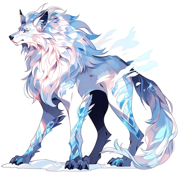 Magical Wolf Profile Pic PFP - Digital Download HD Image - Unique ...