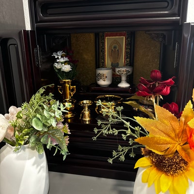 Japanese Buddhist Butsudan Set Buddhist Temple Compact Size Jodo - Etsy