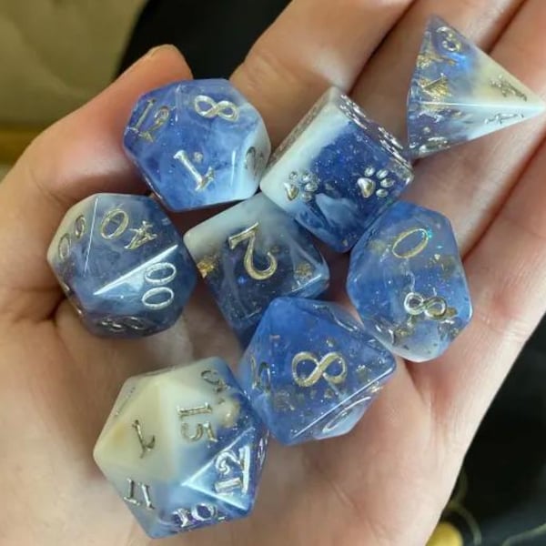 Shadowy Forest Dnd Dice Set, Polyhedral Dice, D&D Dice, Dungeons and ...